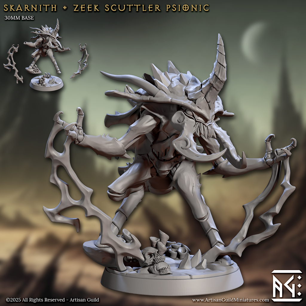 Skarnith Zeek Scuttler Psionic – The Printable Dragon